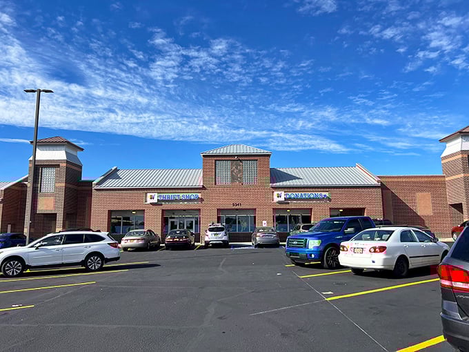 Neatly arranged clothing racks and carefully curated housewares make this thrift shop feel more boutique than bargain bin.