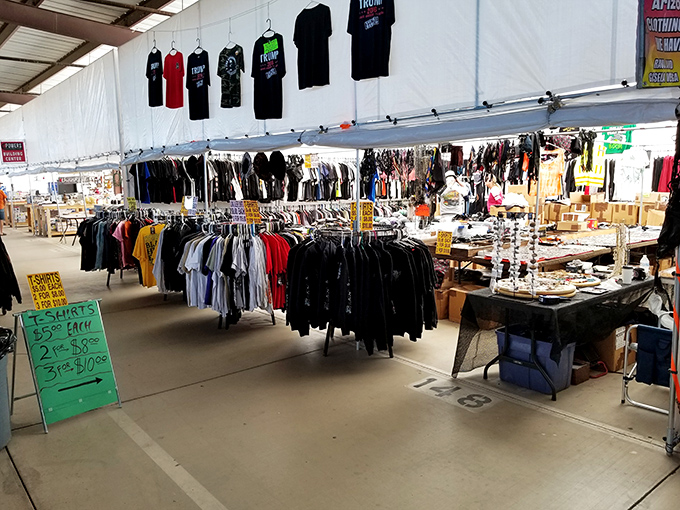 Shoppers browse under the watchful eye of Arizona's perfect blue sky. The only thing more abundant than sunshine are the incredible deals!