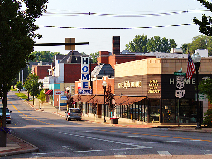 Ashland's ornate architecture and colorful facades create a downtown that feels like a living museum of American design.