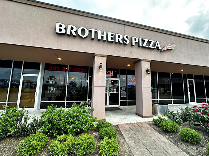 Brother's Pizza Express: "No frills, just skills. When a pizza place keeps it this simple, you know they're confident in what matters." 