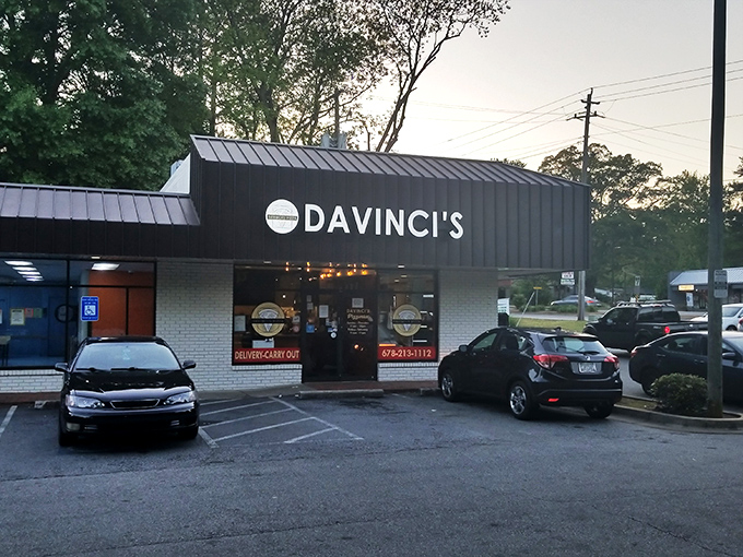 No fancy frills needed when the pizza is this good. DaVinci's modest exterior hides masterpiece-level pies that would make the Renaissance proud.