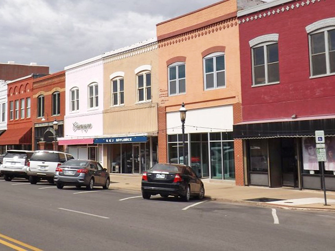 Enid's historic buildings house local businesses where prices haven't caught up with the 21st century - thankfully!