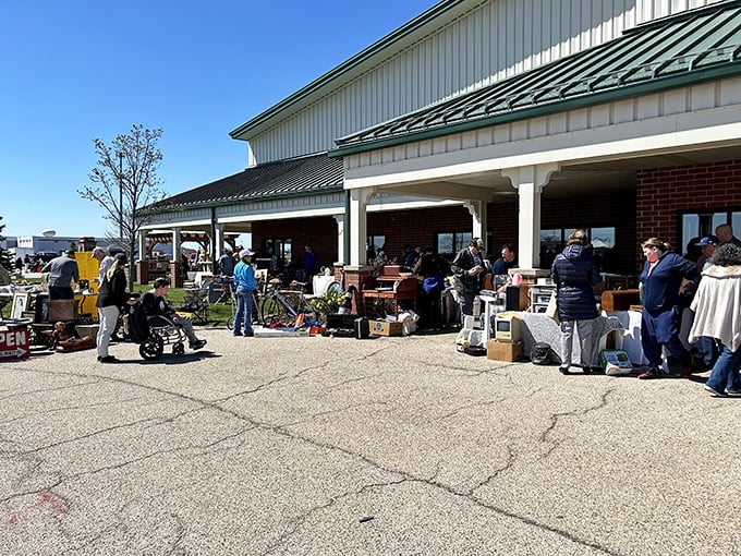 Serious collectors and casual browsers alike find common ground among Grayslake's carefully arranged vintage displays.