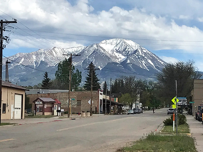 Snow-capped drama meets small-town prices! La Veta's stunning mountain backdrop comes with no extra charge.