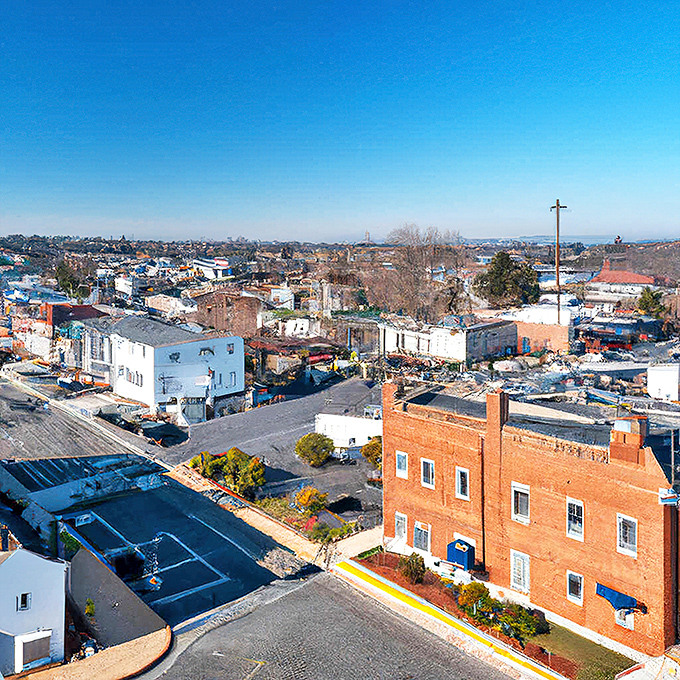 Small-town Laurel's church steeple rises above the treeline like an exclamation point on a quiet sentence. Some skylines don't need skyscrapers to impress.