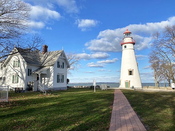 Marblehead Lighthouse State Park: "Lake Erie's faithful guardian. Standing tall since 1822, proving some things improve with age&mdash;like this view and fine wine."