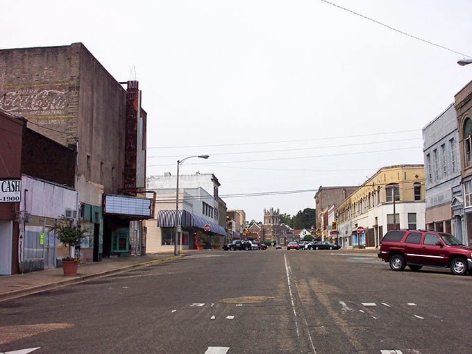 McComb's charming downtown features the kind of old-fashioned drug store where you half expect to find prices from 1955.
