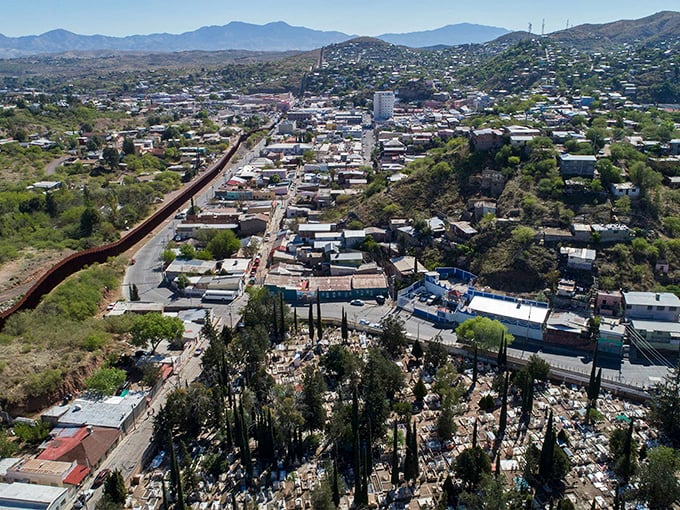 International savings in Nogales! The border town's unique position offers retirees affordable living with access to two countries' worth of amenities.