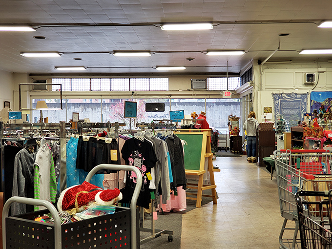 Penny Pincher's interior speaks the universal language of thrift &ndash; organized chaos with treasures hiding in plain sight.