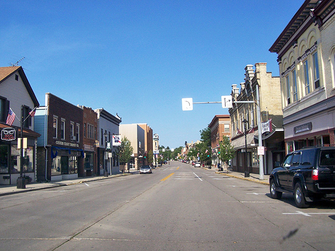 Plymouth's industrial district might not make the postcards, but it's where the real cheese magic happens. Wisconsin's working heart!