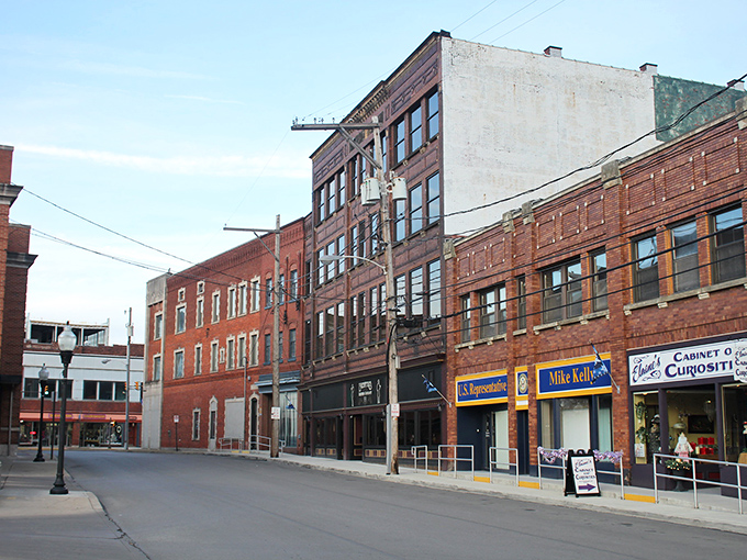The historic Kepler Hotel anchors Sharon's downtown, where affordable living meets accessible healthcare in perfect small-town harmony. 