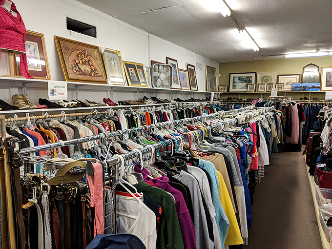 Inside these walls, donated clothing gets a second chance at making someone's day absolutely perfect. 