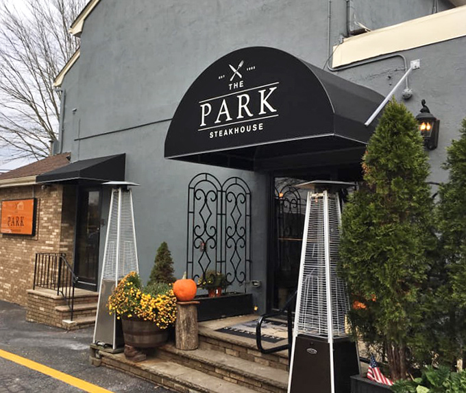 Fall decorations welcome diners to The Park Steakhouse &ndash; where seasonal touches complement timeless steak perfection.