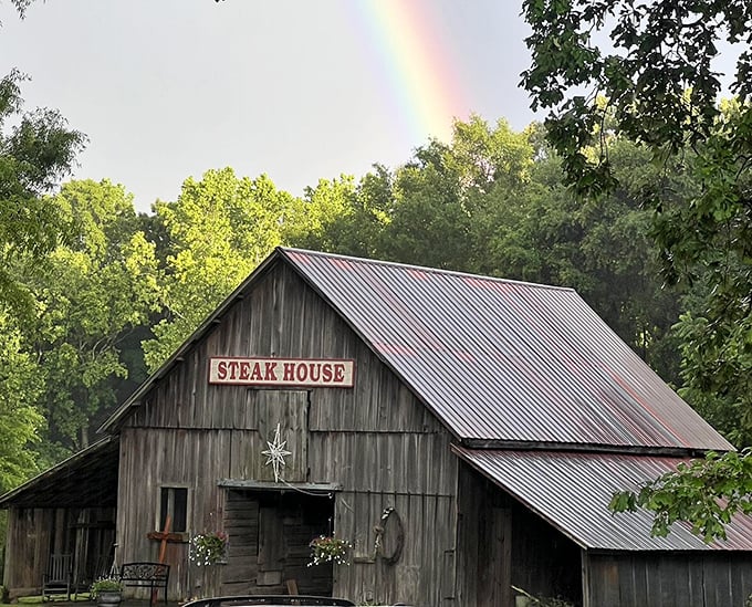 Mother Nature herself seems to approve of The Steak House, occasionally blessing it with rainbows and always with flavor.