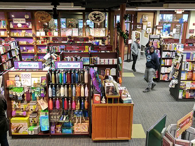 The iconic Vroman's sign stands as a literary landmark in Pasadena, beckoning readers for over a century.