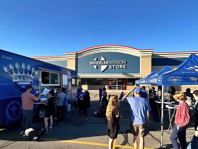 Thrift shopping as a community event &ndash; where treasure hunters gather to support a cause bigger than their closets.