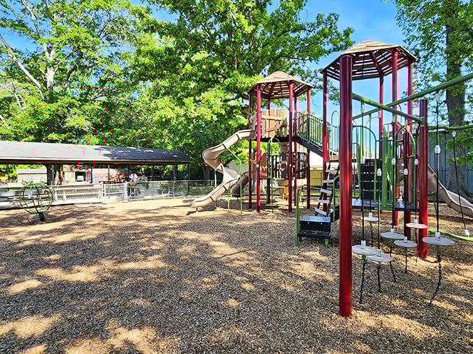 This charming downtown strip shows that Winterville keeps its businesses close and its community spirit even closer.