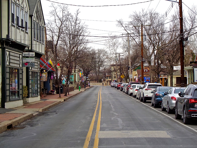 Rainbow flags flutter alongside Old Glory on New Hope's welcoming streets. This town wrote the book on embracing everyone long before it was trending.