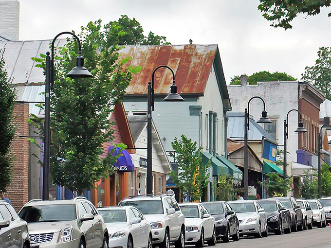 Xenia Avenue's colorful storefronts line up like a welcoming committee, their awnings nodding to passersby as if to say, "Yes, you've found us."