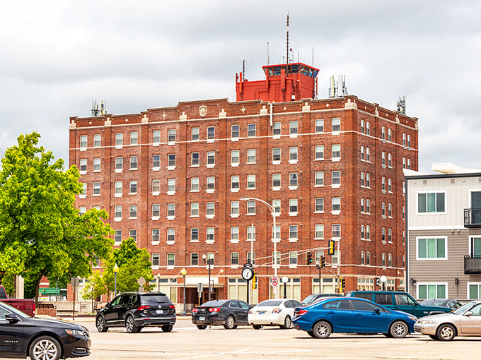 That classic brick high-rise downtown could tell tales of Emporia's boom years. It stands like a sentinel watching over generations of small-town life.