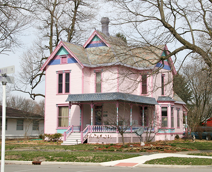 This cotton-candy colored Victorian home isn't just a house &ndash; it's a declaration that whimsy has a permanent address in Arcola.