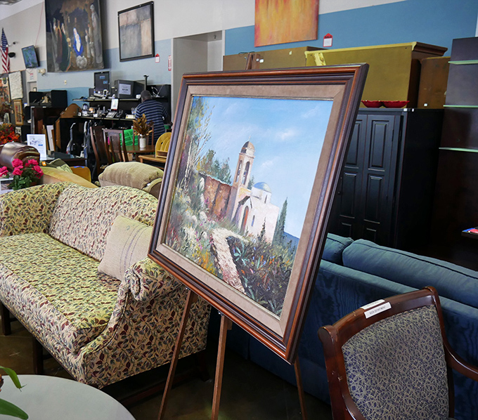 That painting isn't just art&mdash;it's a window to somewhere sun-drenched and serene. Someone's Mediterranean daydream is about to come home with you.