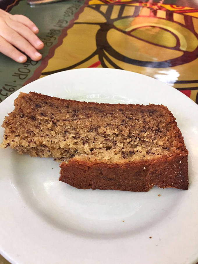 Banana bread so moist and perfect, it deserves its own tourism campaign. "Come to Key West for the sunset, stay for the banana bread."