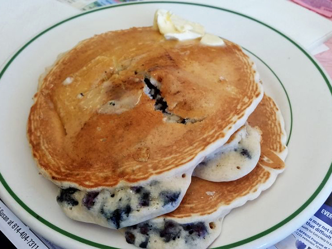 These blueberry pancakes aren't just breakfast, they're edible sunshine. Each berry bursts with flavor that no fancy brunch spot could improve upon.