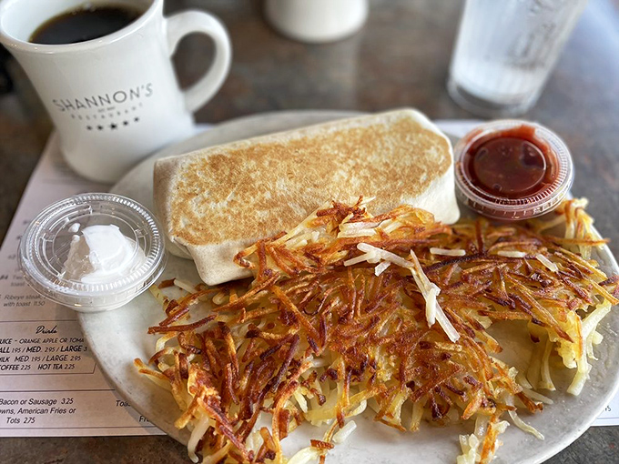 Those hash browns deserve their own fan club. Shredded to perfection, crisped to golden glory, and served alongside buttery toast&mdash;carb heaven exists in Bloomington.