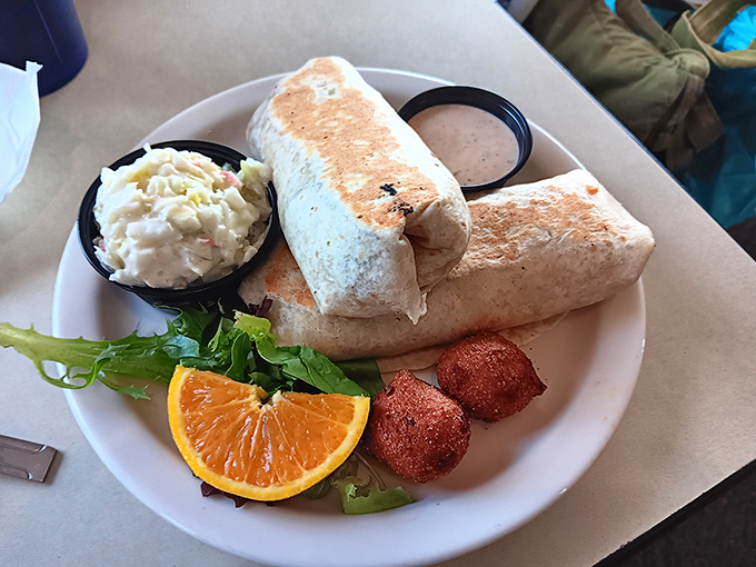 Wait, is that Shaggy's? This massive fried fish sandwich could feed a small family&mdash;or one very determined seafood enthusiast with stretchy pants.