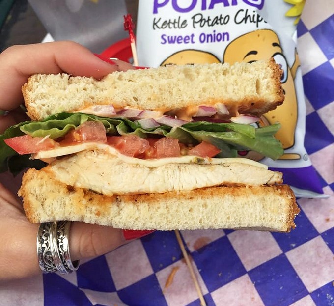 Fresh ingredients stacked between golden toast&mdash;this sandwich isn't trying to reinvent the wheel, just remind you why wheels were such a good idea.
