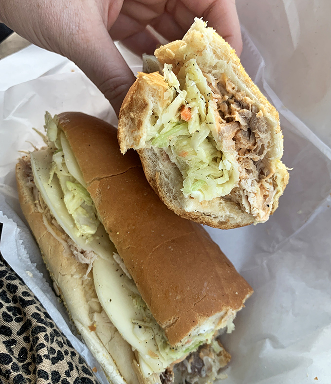 The chicken cutlet sandwich with its fresh vegetables proves that balance in life is possible &ndash; protein, greens, and carbs living together in delicious harmony.