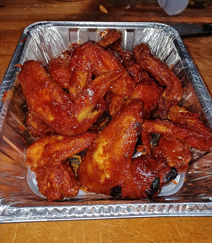 Wings that don't need fancy descriptions or artisanal sauces&mdash;just napkins, lots of napkins, and maybe a cold beer on standby.