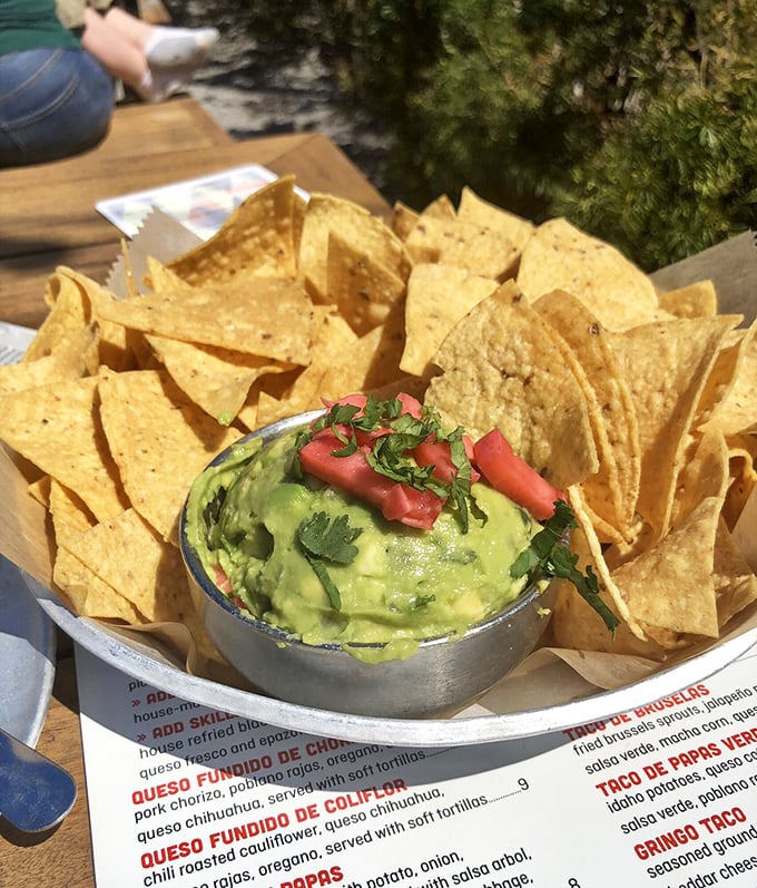 Guacamole so fresh it makes you wonder if there's an avocado tree hiding somewhere in Grand Rapids. Those chips aren't just vehicles, they're worthy companions.