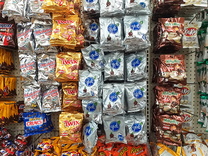 Chocolate paradise doesn't require a golden ticket, just a dollar and the willpower not to buy everything.