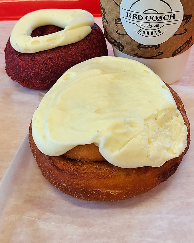 These cream-topped specialties aren't just donuts; they're small works of art that happen to taste even better than they look.