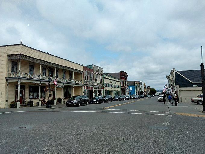 Wide streets and vintage storefronts create the perfect backdrop for leisurely strolls and endless photo opportunities.