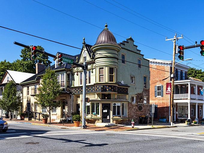 Stately brick homes remind you that elegance doesn't require a mortgage that scares your accountant.