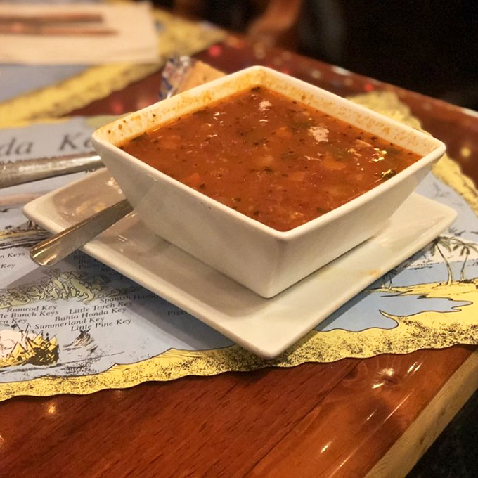 A bowl of conch chowder that tells the story of the Keys in every spoonful. Warming the soul one slurp at a time.