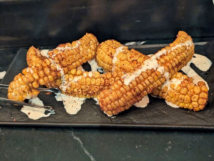 Charred corn ribs prove that vegetables can be just as exciting as any protein when creativity meets fire.