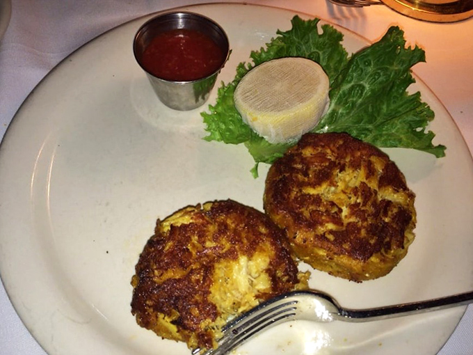 Maryland crab cakes that are practically all crab&mdash;a revolutionary concept! These golden-brown beauties make you wonder why anyone bothers with fillers.