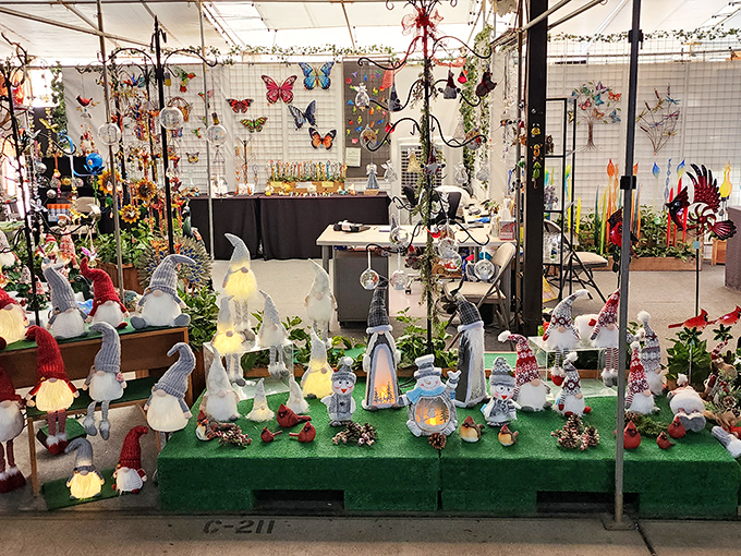 Winter wonderland in the desert! These illuminated gnomes bring holiday cheer regardless of the thermometer reading outside.