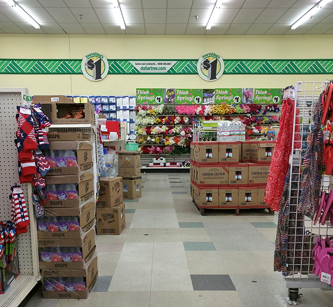 Seasonal decorations that transform from "just browsing" to "somehow in my cart" faster than you can say "but it's only a dollar!"