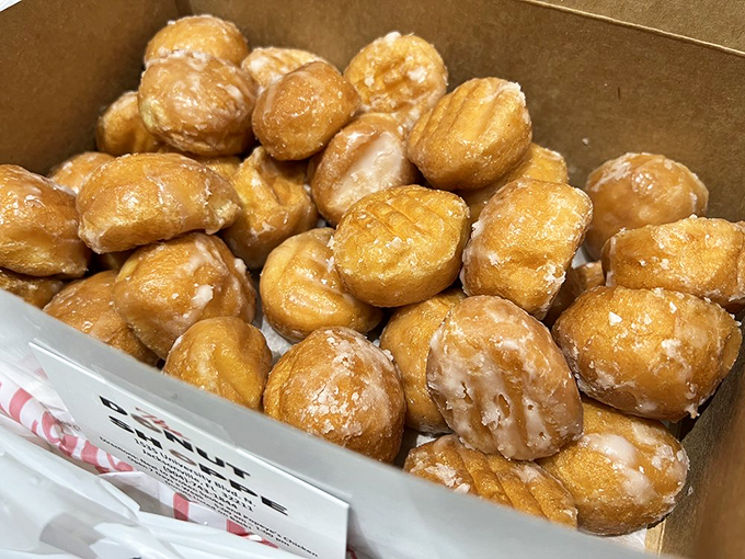 Donut holes: nature's perfect pop-able treat. Like their full-sized siblings but in a convenient "just one more" size that inevitably becomes a dozen.