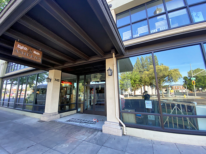 Eighth & Main Antiques offers treasure hunting without the pirate ships. Your next conversation piece is waiting behind these doors. Photo credit: <a href="https://maps.google.com/maps/contrib/107056712198401068597" target="_blank" rel="noopener noreferrer">Mark Konings</a>