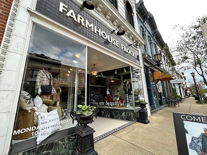 Farmhouse Frocks showcases the entrepreneurial spirit thriving in Amish Country, where "locally sourced" applied to fashion long before it became trendy elsewhere.