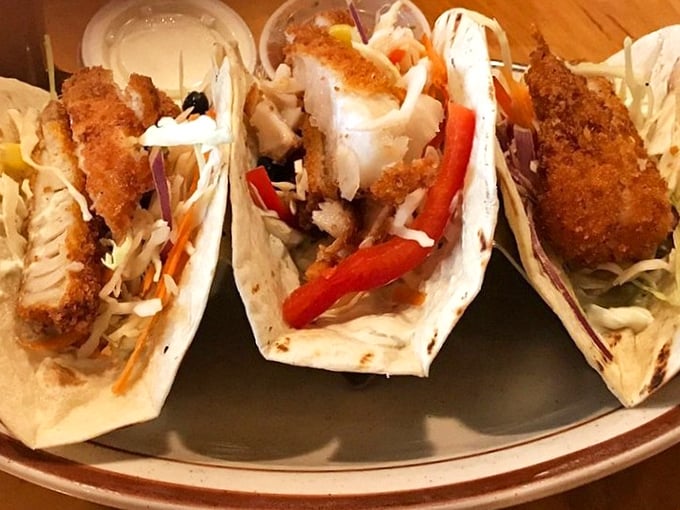 Fish tacos that would make coastal cities jealous, proving Cleveland knows its way around seafood despite being landlocked. Lake Erie represents!