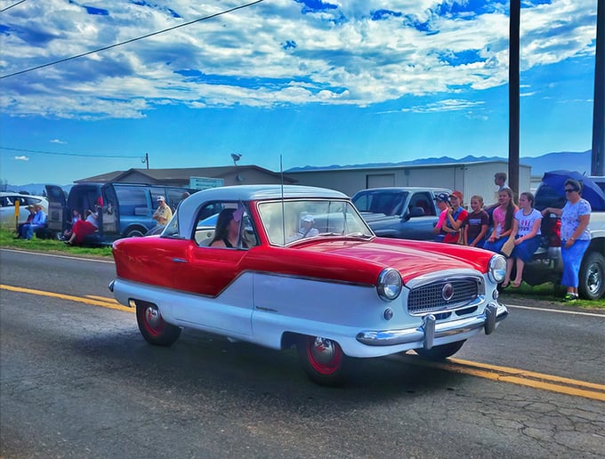 Classic cars cruise through Fourth of July parades like rolling pieces of American nostalgia. 