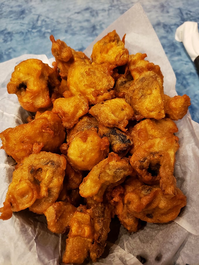 These beer-battered mushrooms aren't just fried&mdash;they're transformed into little flavor bombs that explode with earthy goodness in every bite.