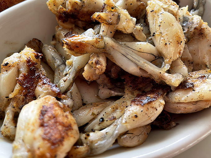 Tender, perfectly seasoned morsels that will convert even the most skeptical diners into the "yes, I eat frog legs now" club.